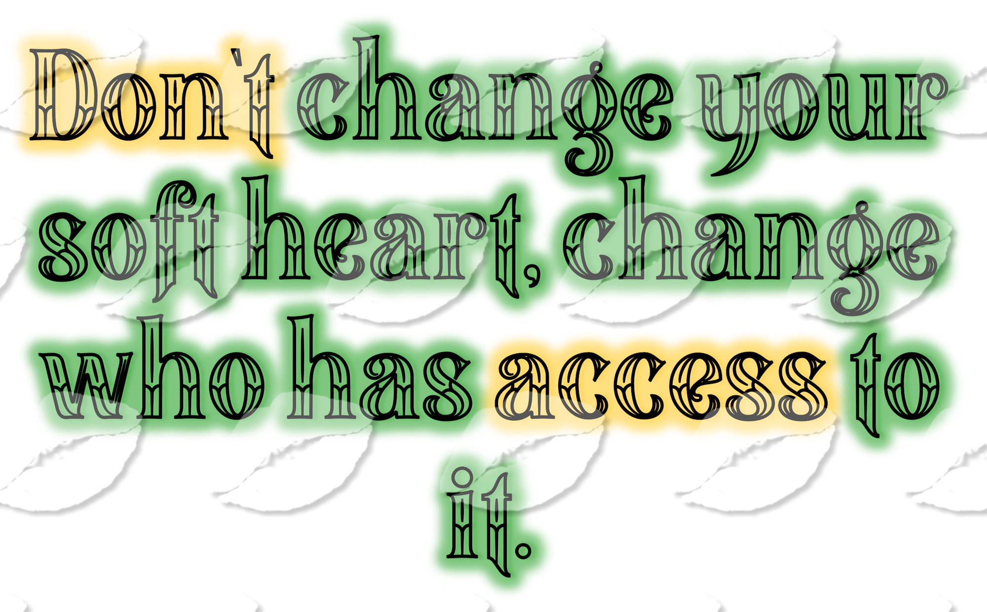 Soft Heart – In A Word Merch